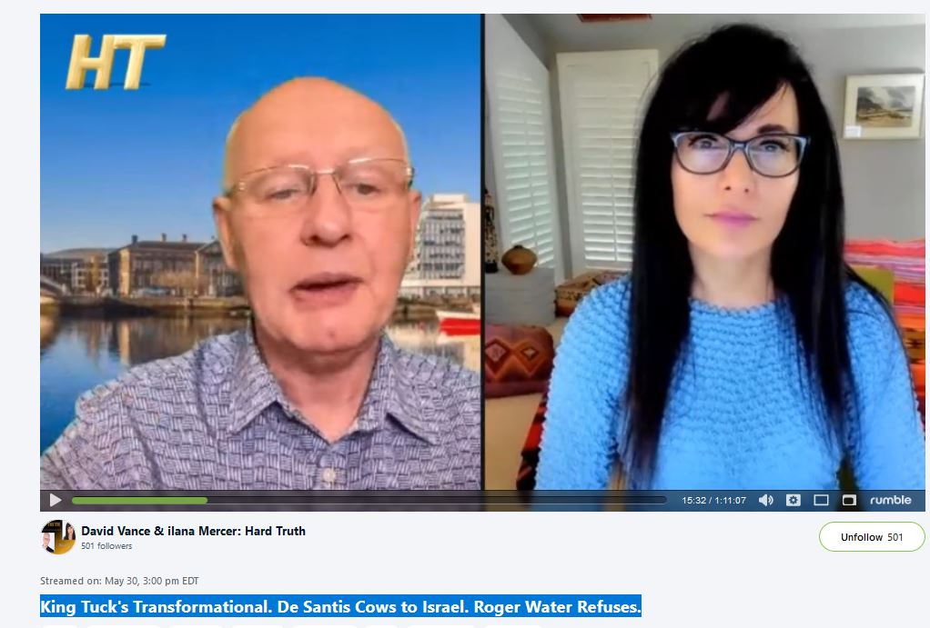 UPDATED (5/30): WATCH HARD TRUTH LIVE, May 30: King Tuck. Ron Desantis ...